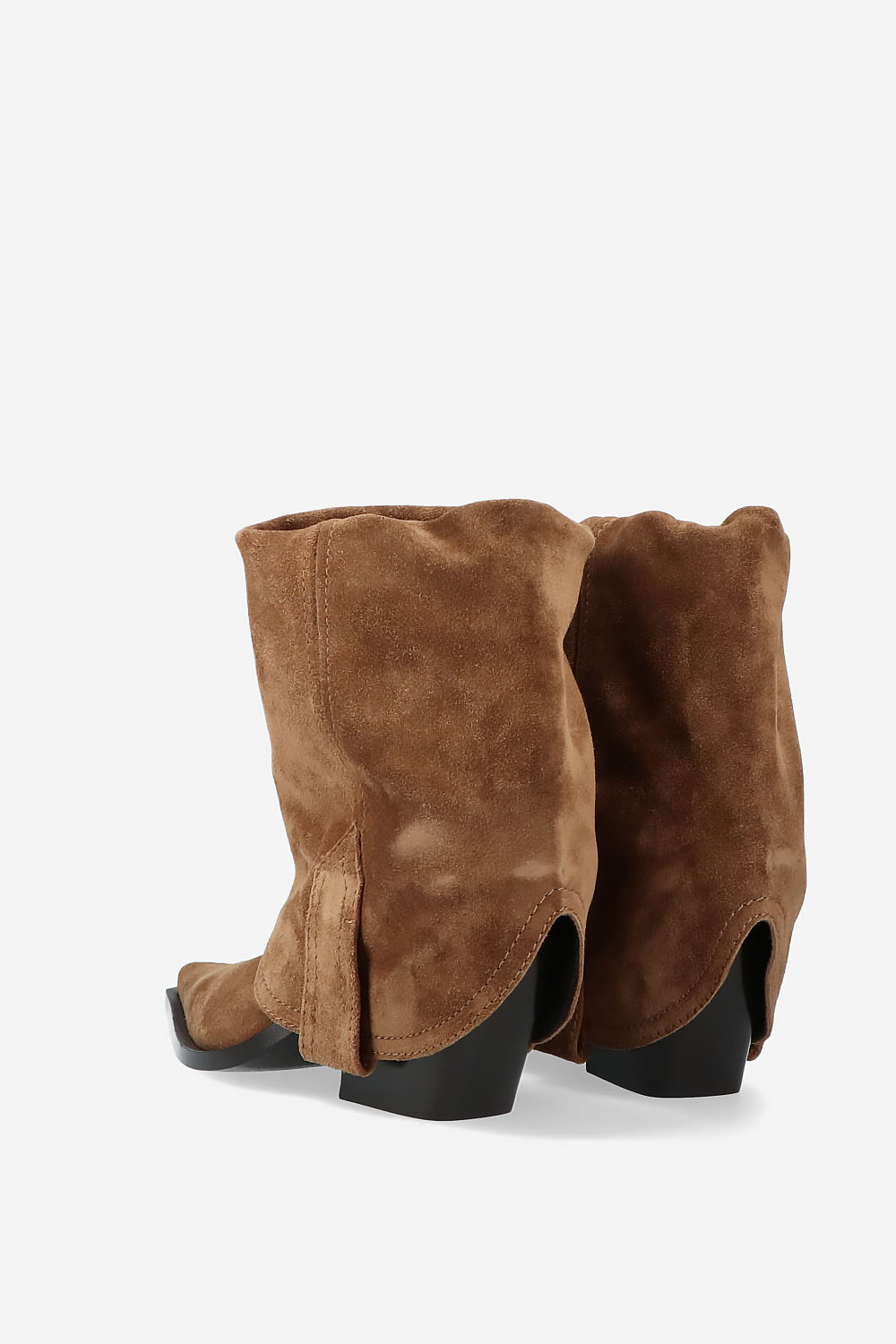Suede fold-over boots - Mayke