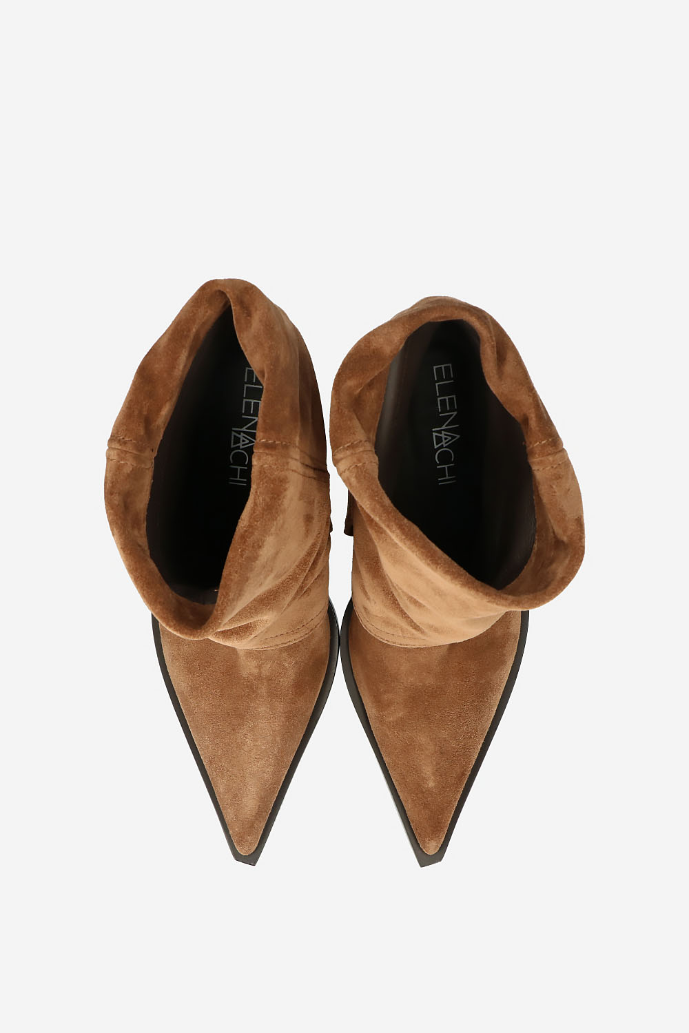 Suede fold-over boots - Mayke